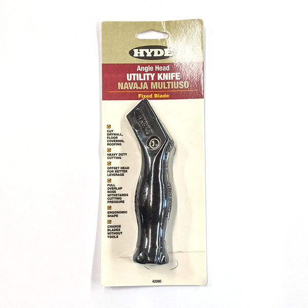 Hyde Angle Head Utility Knife – Colorado Steel Sash